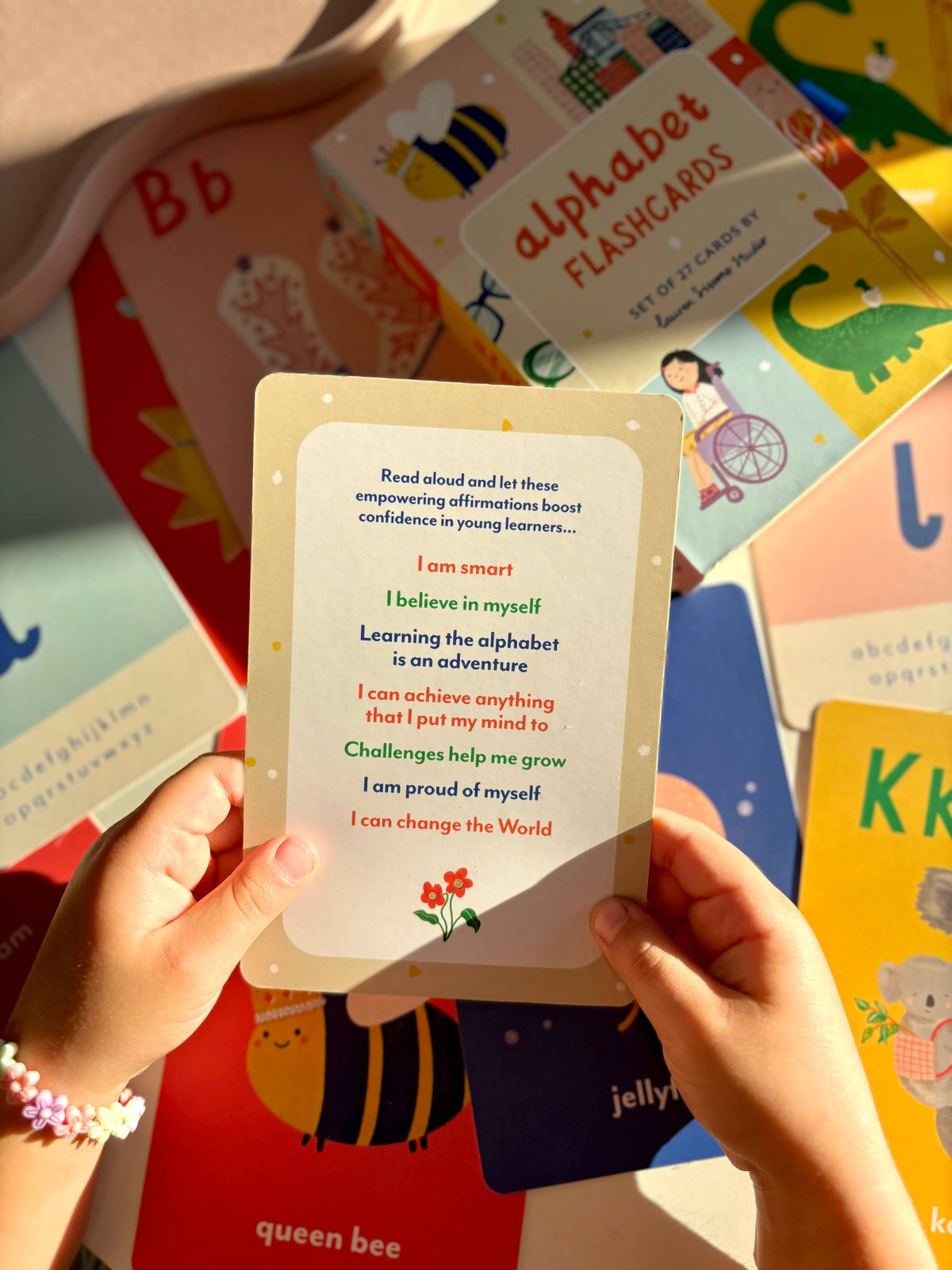 A-Z Illustrated Alphabet Flashcards - Kids Toys and Learning | KAHM Co