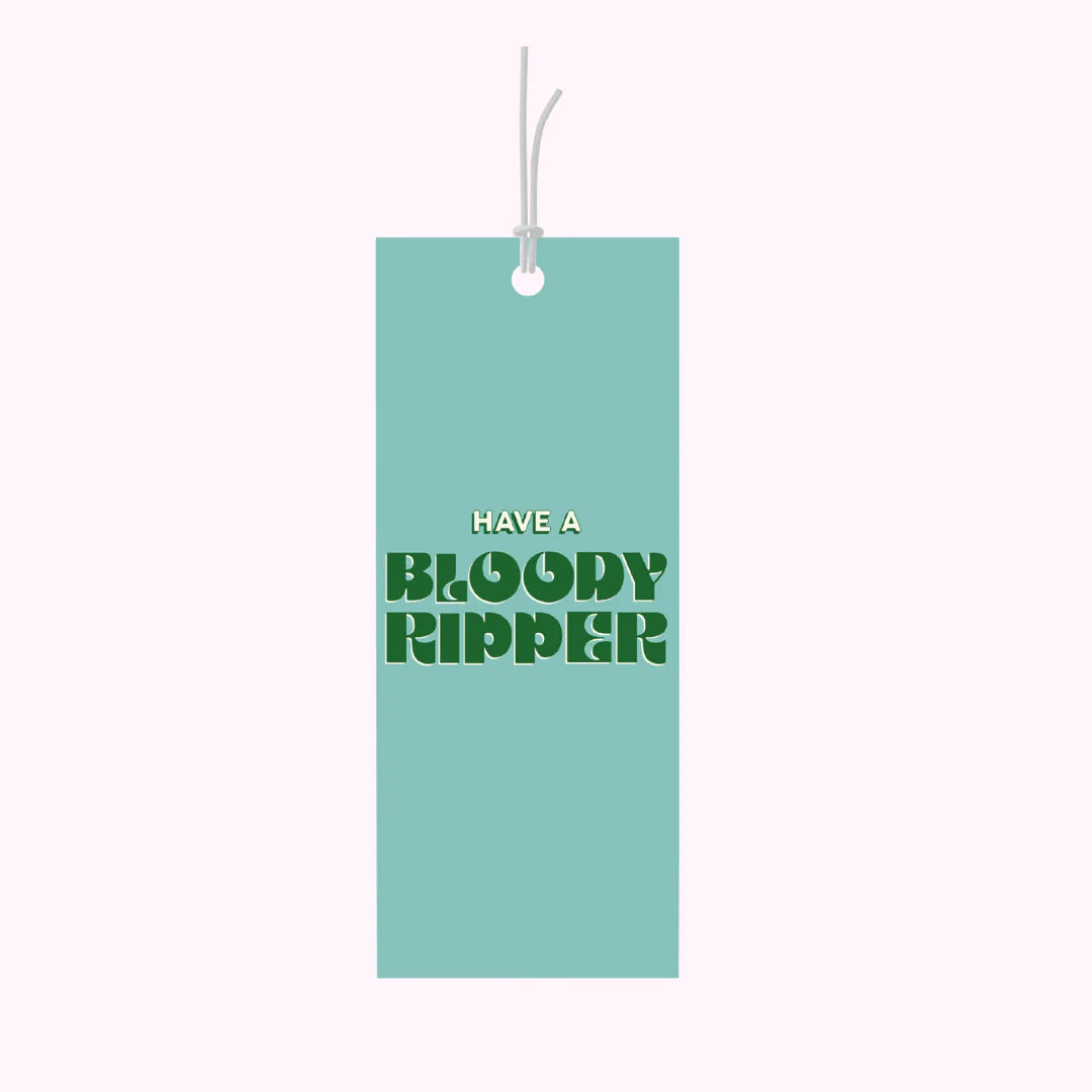 Have A Bloody Ripper Gift Tag | KAHM Co