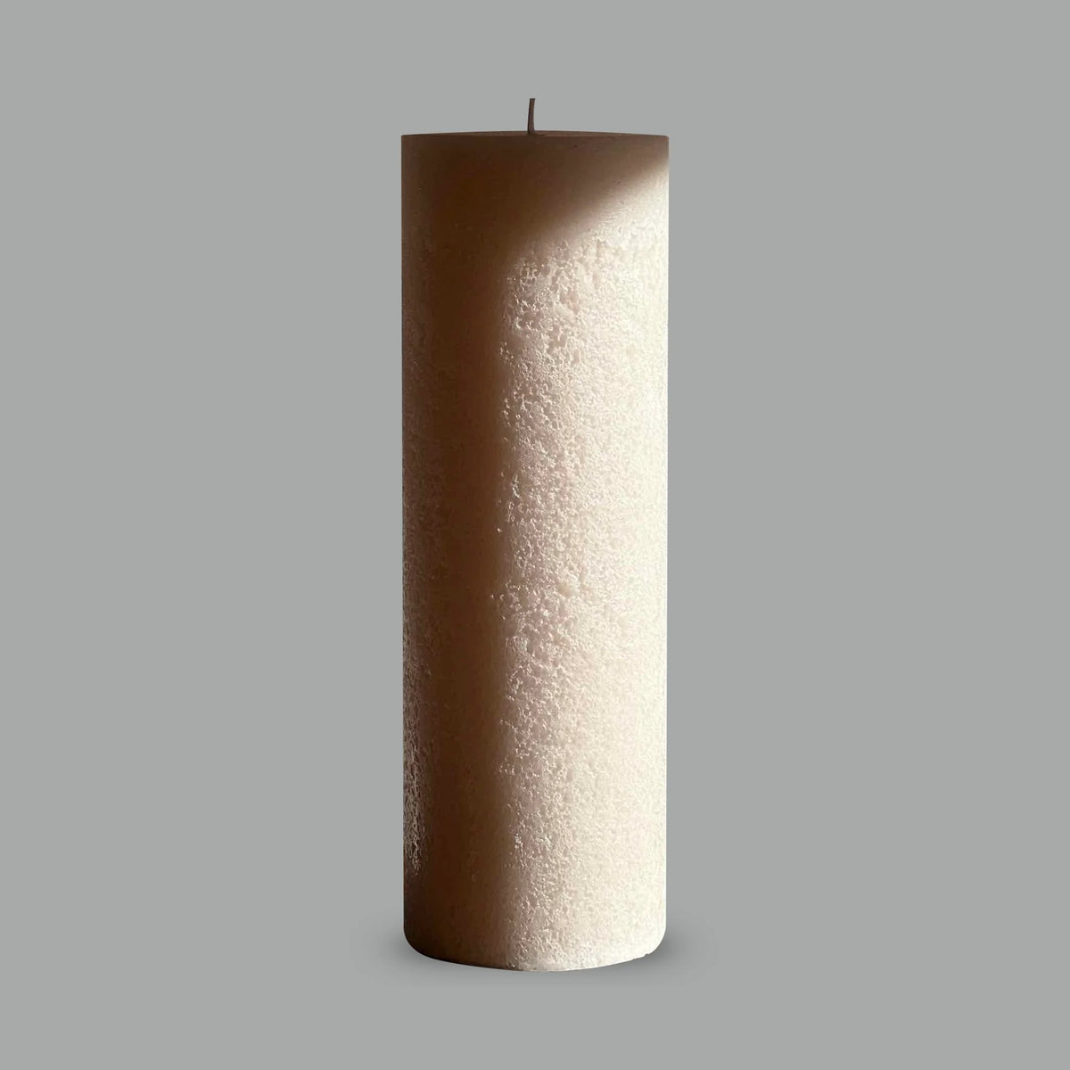 Textured Large Candle - Sandstone | KAHM Co