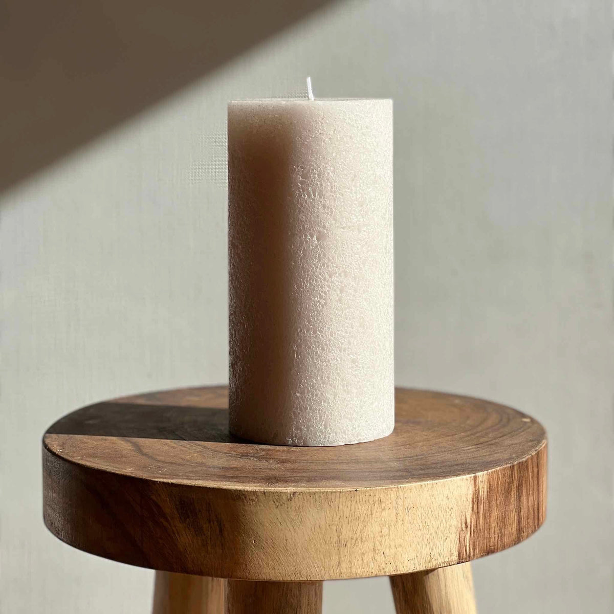 Textured Medium Candle - Sandstone | KAHM Co