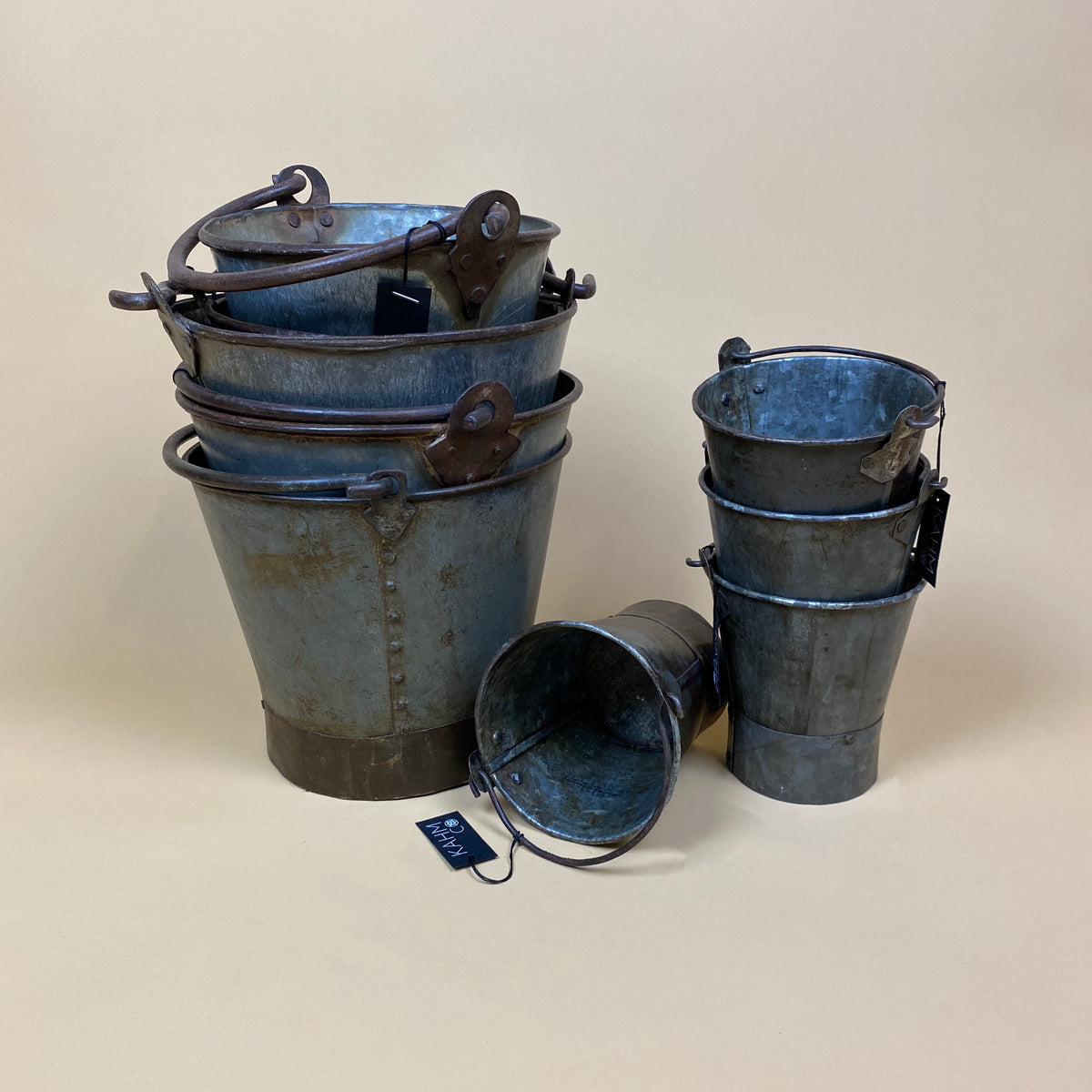 Vintage Iron Bucket | KAHM Co