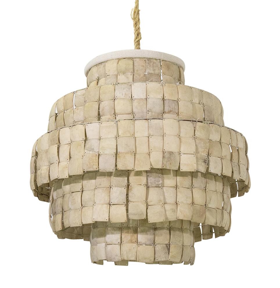 Coconut Shell Layered Pendant Light | KAHM Co